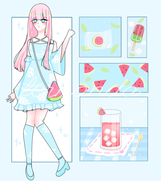 watermelon 🍉 - ibisPaint