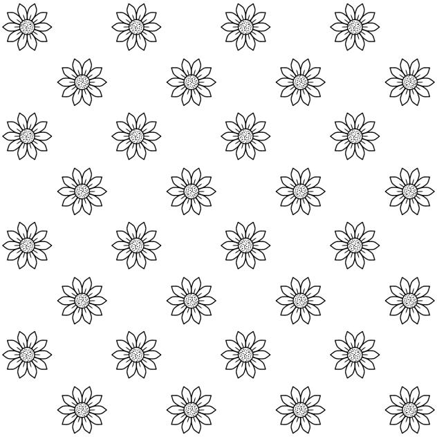Flower pattern2 - ibisPaint