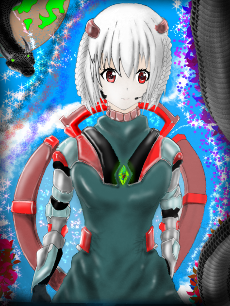 Robot girl - ibisPaint