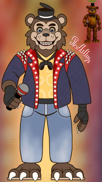 Freddy Faz Bear (1990s) - ibisPaint