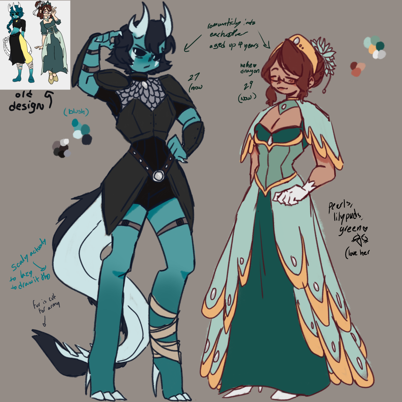 Royal and her guard - ibisPaint