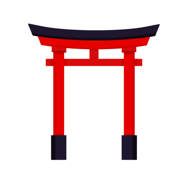 Torii gate sticker - ibisPaint