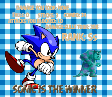Sonic Victory Screen - ibisPaint