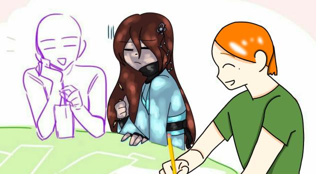 Another funni AAAAH collab - ibisPaint