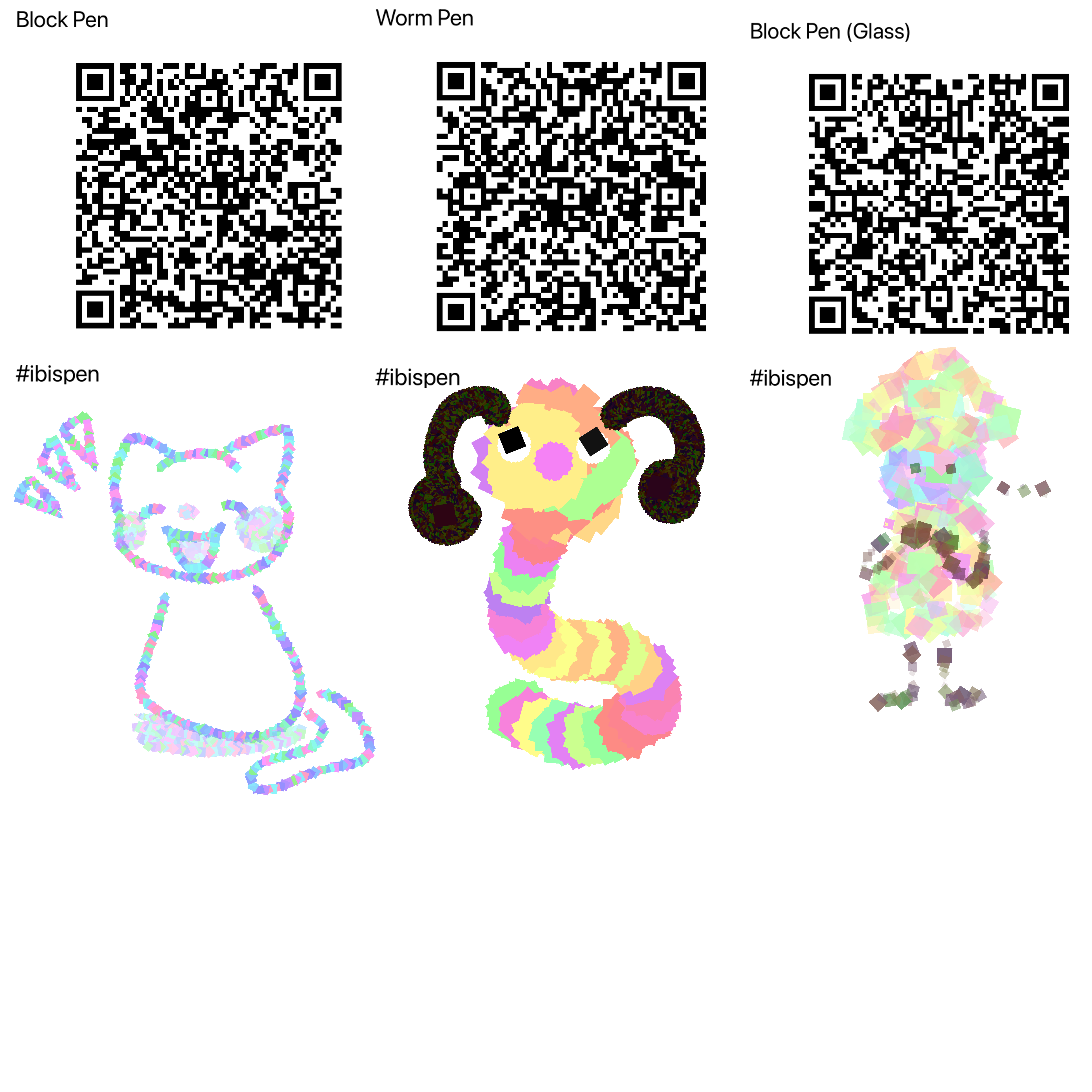 Blocky pens - ibisPaint