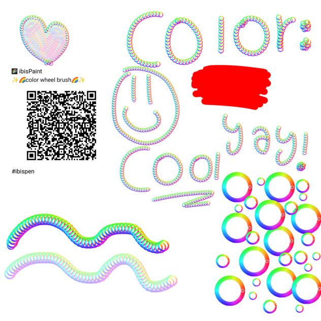🌈color wheel brush🌈 - ibisPaint
