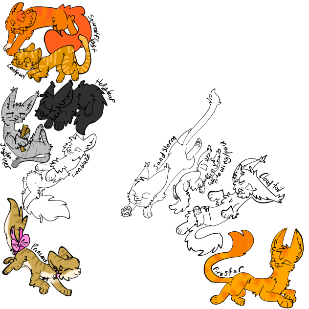 Firestar Family tree WIP 3 - ibisPaint