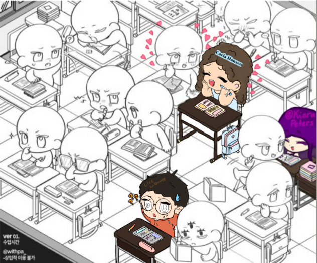 large classroom collaboration - ibisPaint