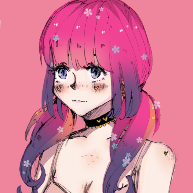 pinky girl 0v0 - ibisPaint