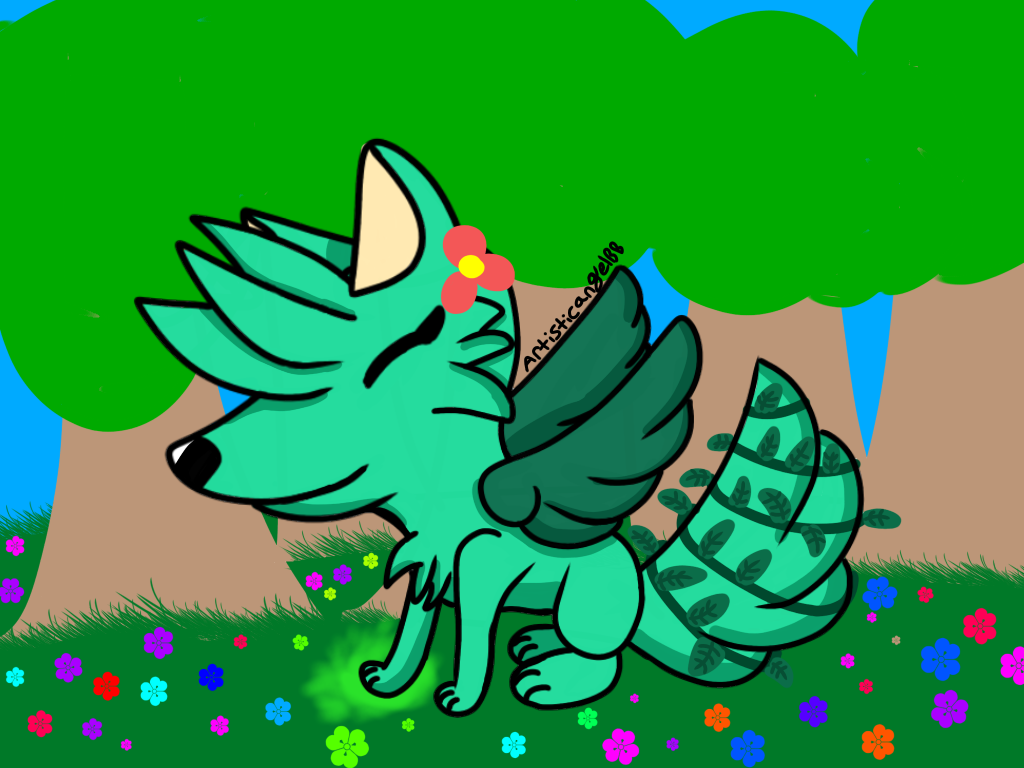 Nature Element Wolf 2 - Speedpaint - ibisPaint