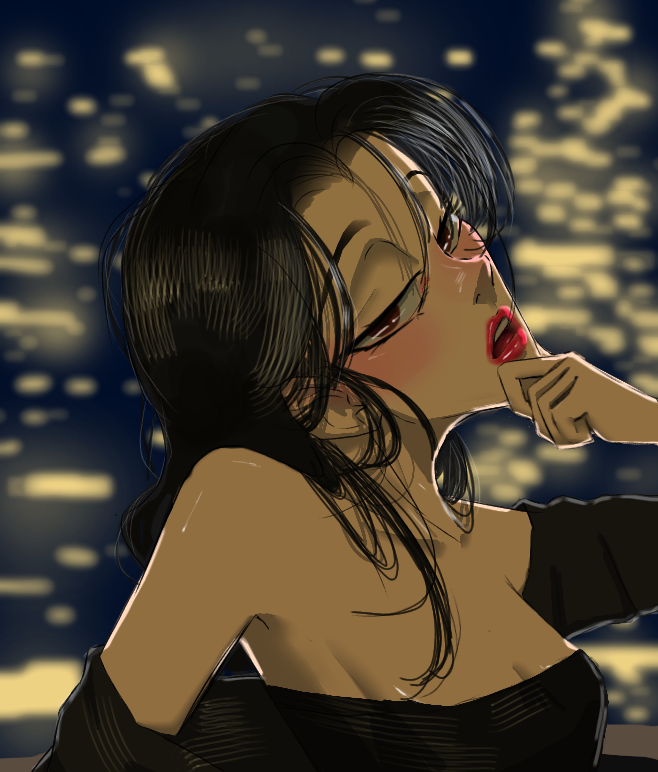 Midnight lights - ibisPaint