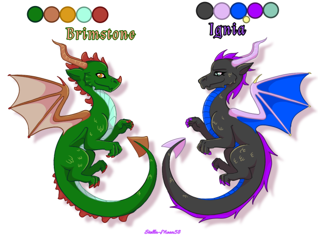 Brimstone and Ignia Reference Sheet - ibisPaint