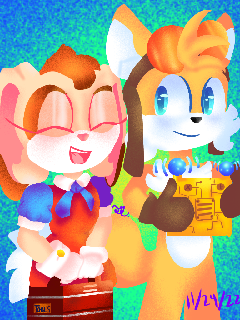 Cream and Tails - ibisPaint