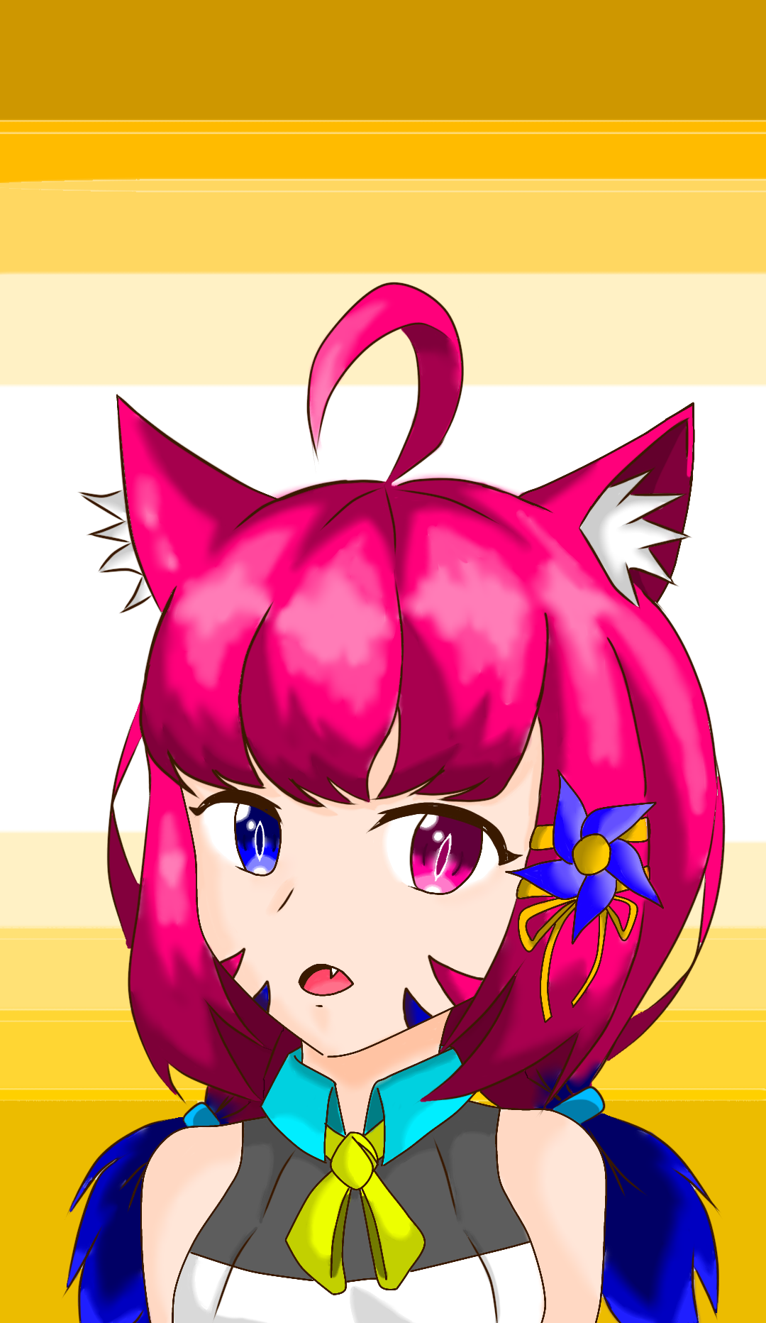 Confused Neko (my oc) - ibisPaint