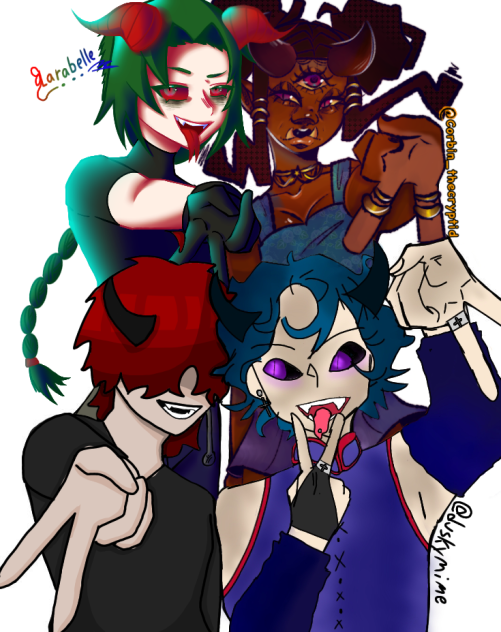 demon collab - ibisPaint