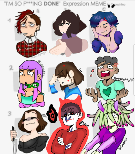 “I’m so done” collab - ibisPaint