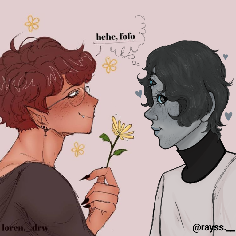 Collab falsa com @loren._.drw(insta) - ibisPaint