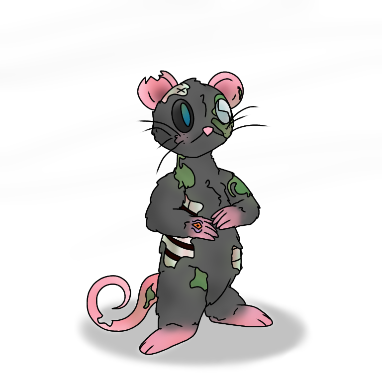 Zouse the zombie rat - ibisPaint