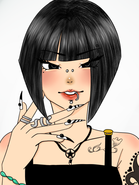 Bad girl - ibisPaint