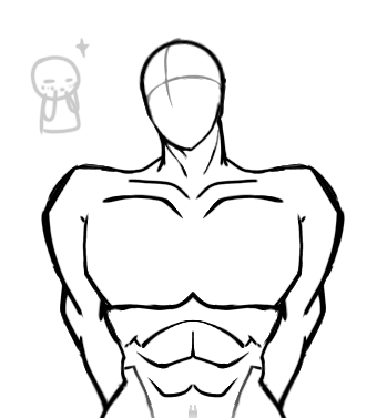 tied man sketch - ibisPaint