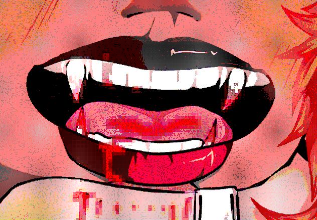 When u bite like that~ - ibisPaint