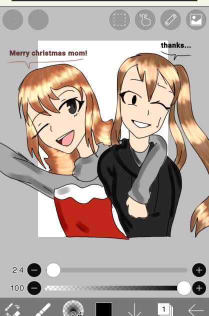 merry christmas mom - ibisPaint