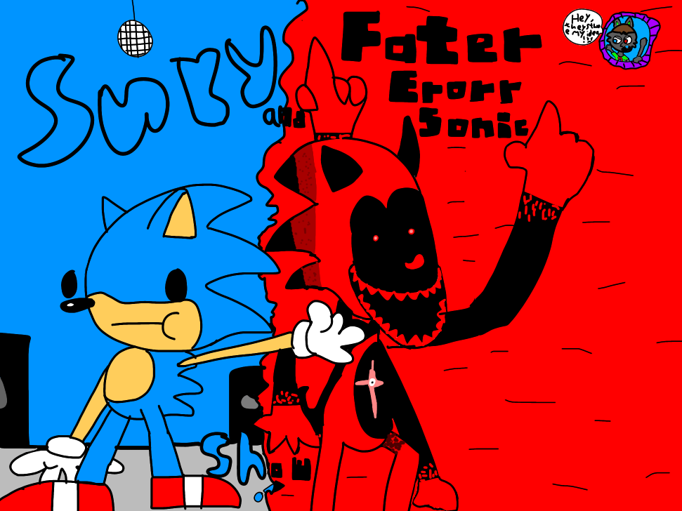 Sunky and Fater Erorr Sonic Show! - ibisPaint