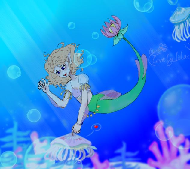 lily the mermaid - ibisPaint