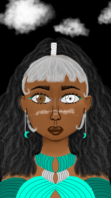 Stormy Girl - ibisPaint