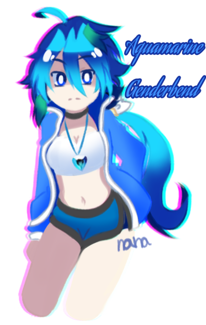 Aquamarine Genderbend (1) - ibisPaint