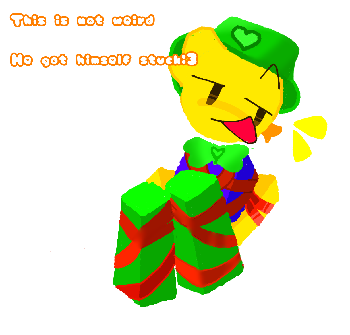 My Roblox oc being silly - ibisPaint