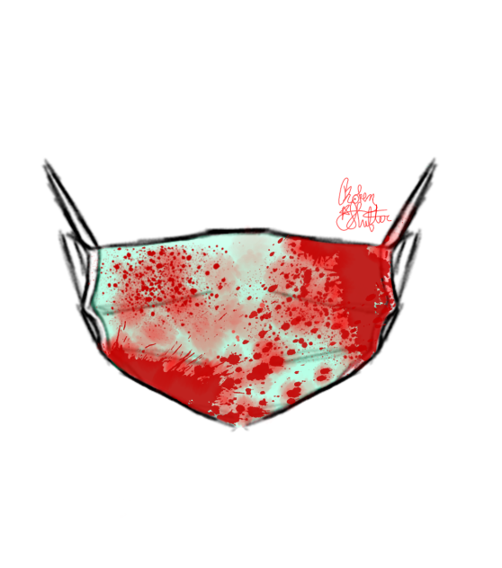 Bloody sick mask - ibisPaint