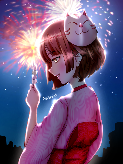 dango and hanabi - ibisPaint