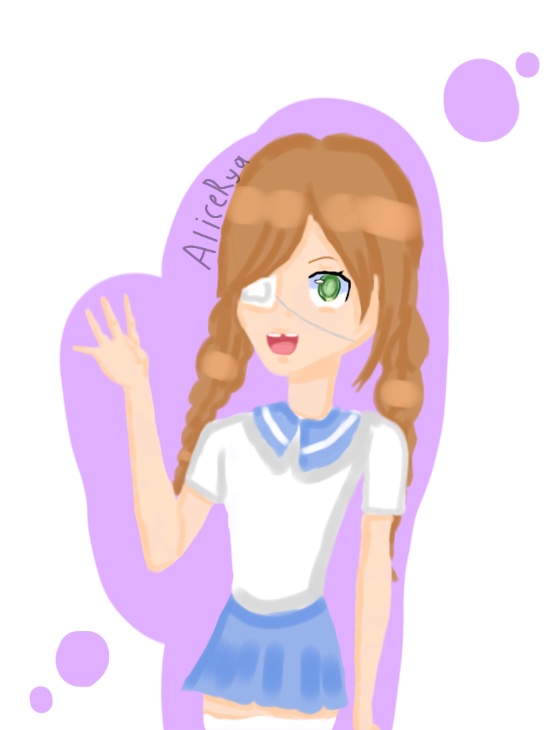 Lina as a child - ibisPaint