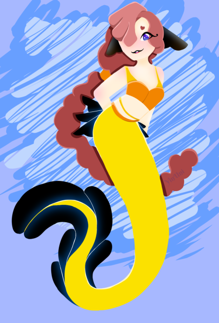 Sophie the Angelfish Mer - ibisPaint