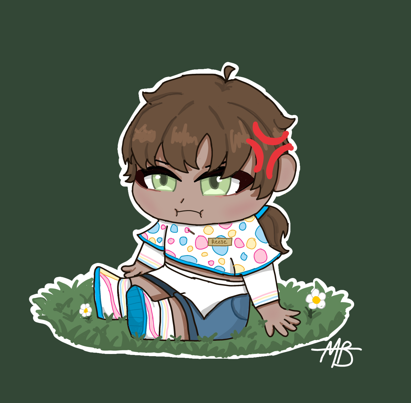 Someone’s grumpy - ibisPaint