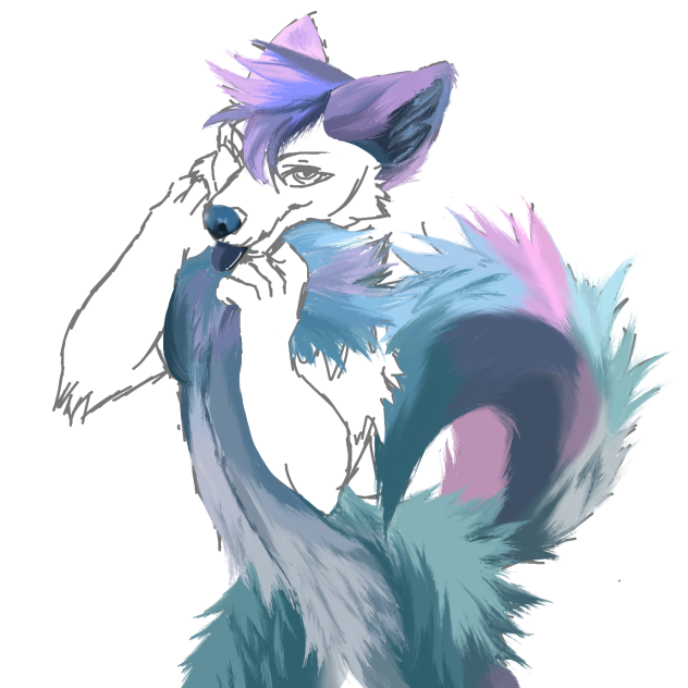 W.I.P wolf thing - ibisPaint