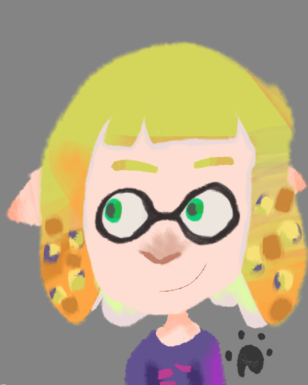 Attempt at Splatoon art style - ibisPaint