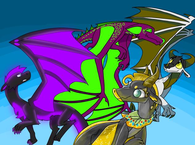 Dragon collab!! - ibisPaint