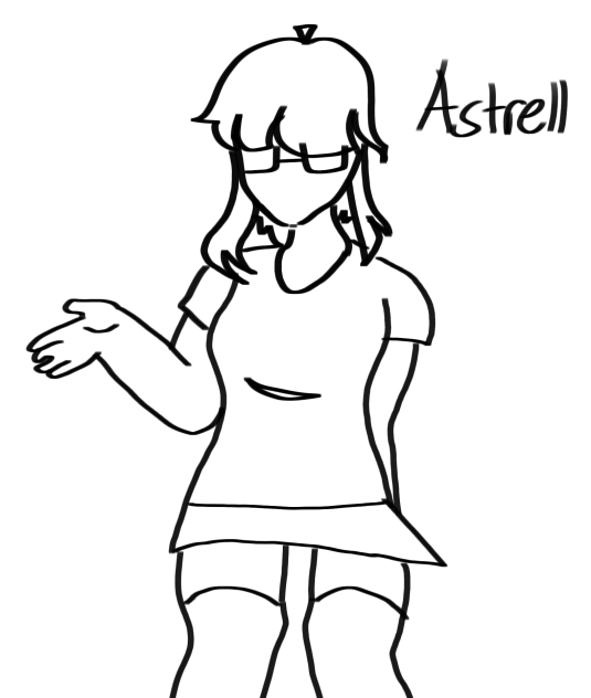 My oc astrell (no colors) - ibisPaint