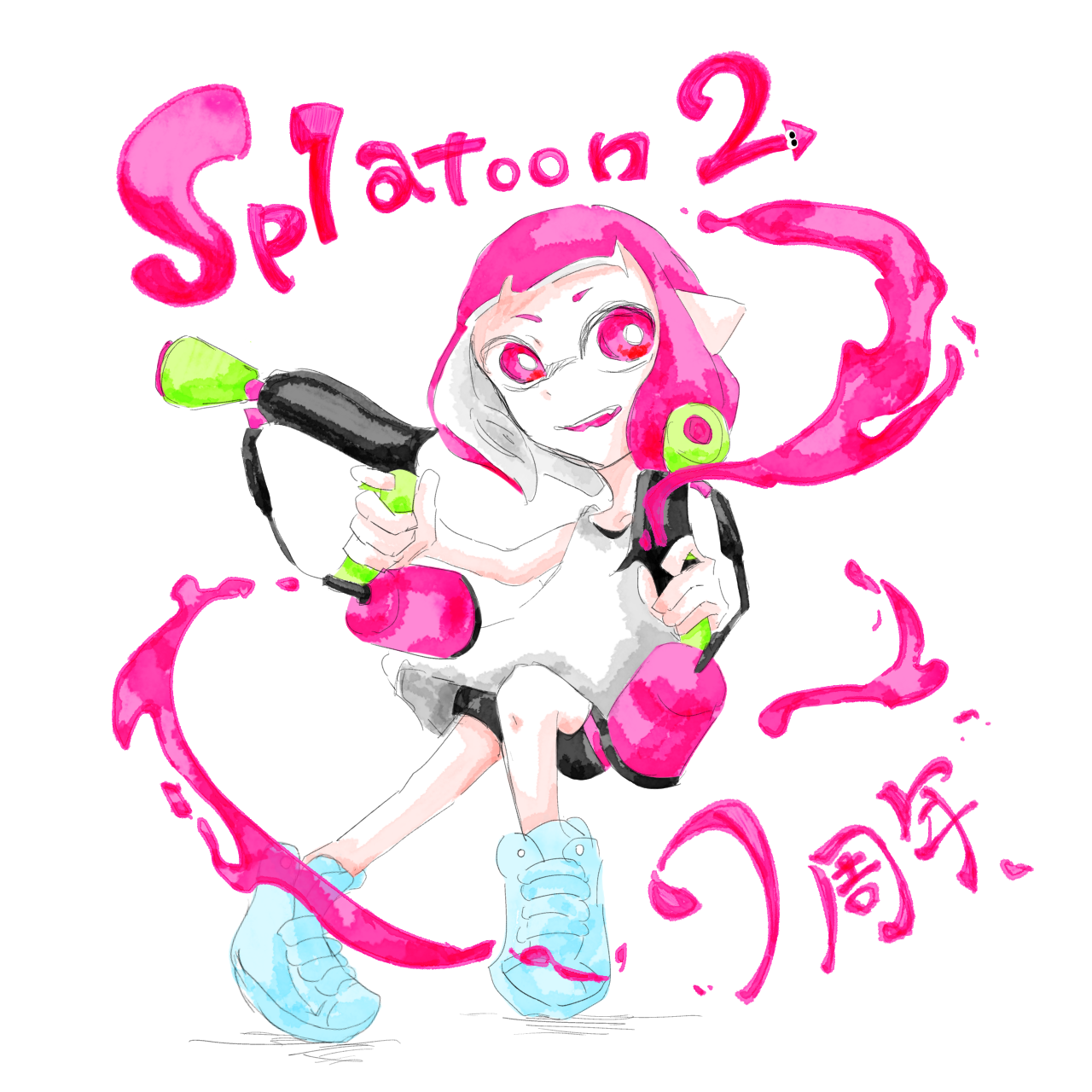 Splatoon2 7周年 - ibisPaint