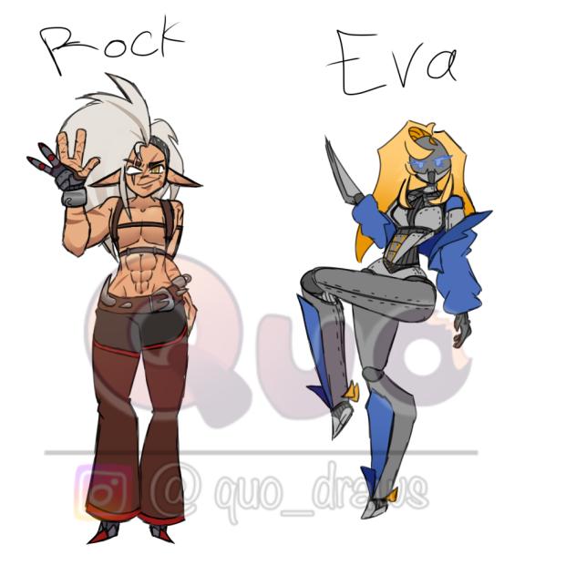 Rock and Eva - ibisPaint