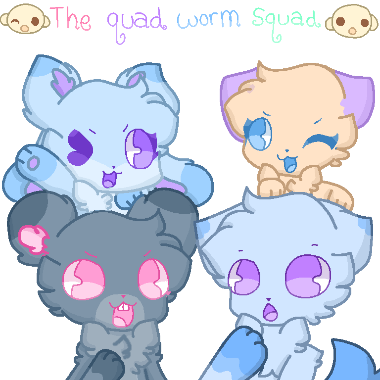The quad worms! - ibisPaint