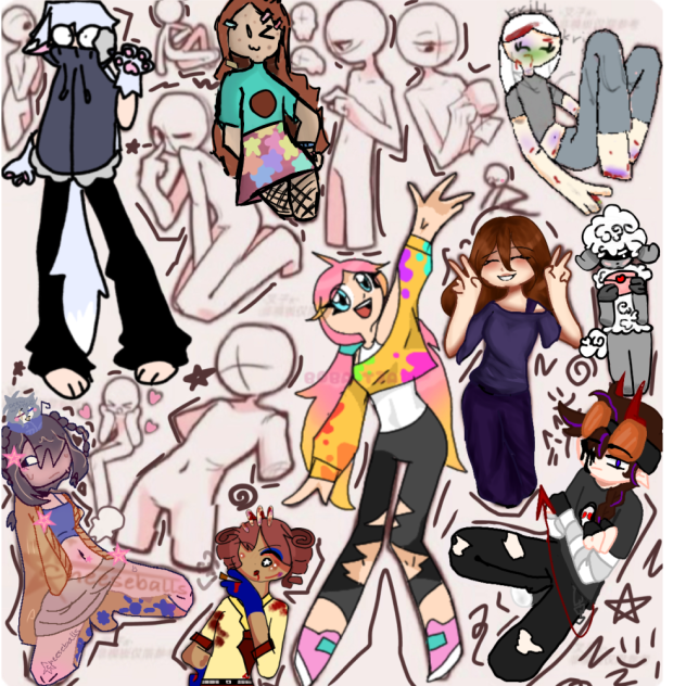 pose collab! - ibisPaint