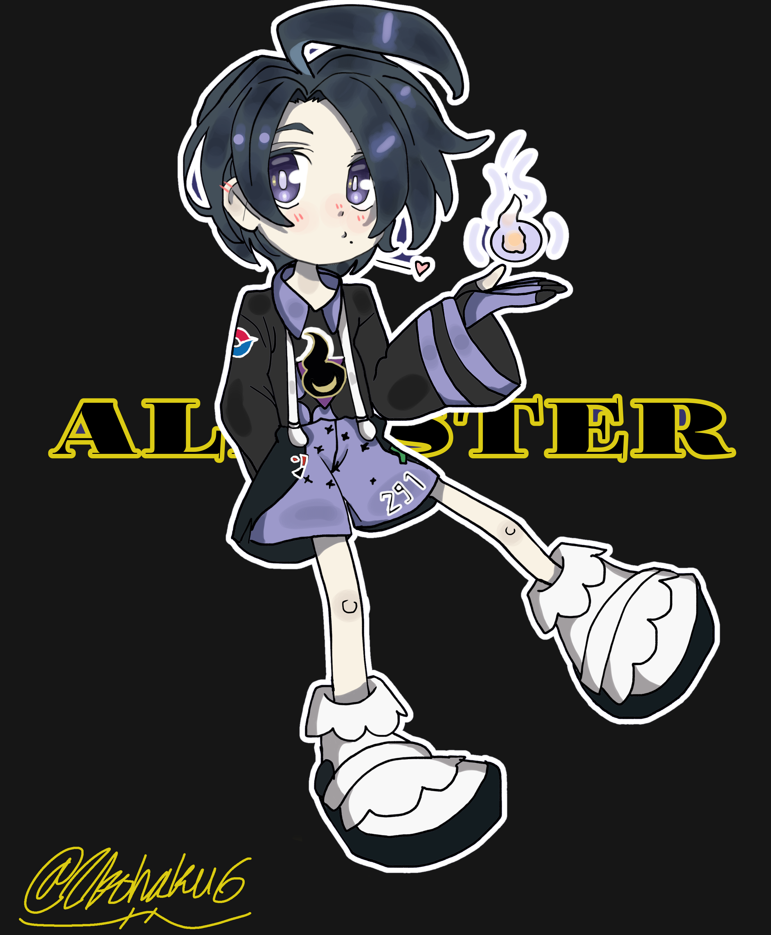 𝔄𝔩𝔩𝔦𝔰𝔱𝔢𝔯-𝔊𝔥𝔬𝔰𝔱 𝔗𝔶𝔭𝔢 𝔗𝔯𝔞𝔦𝔫𝔢𝔯;𝔓𝔬𝔨𝔢𝔪𝔬𝔫 - ibisPaint