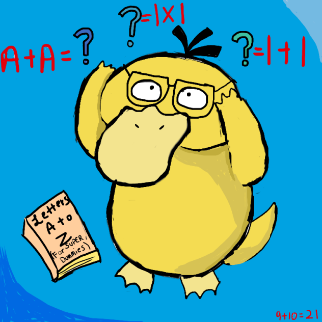 Art Request Psyduck PurpleCometCraft - ibisPaint