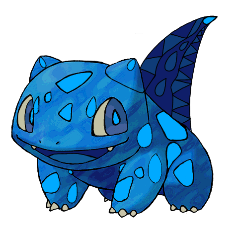 Water Type Bulbasaur - ibisPaint
