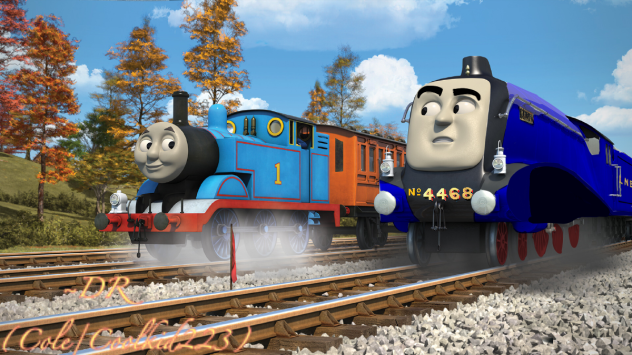 Thomas and Mallard - ibisPaint