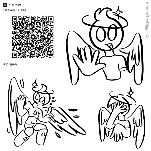 Heaven Lineart! - ibisPaint