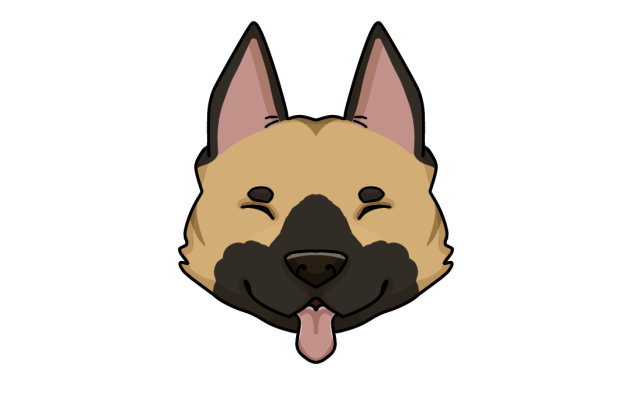 Happy doggo 6 (sticker) - ibisPaint